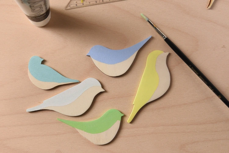 Wooden Birds For Crafts