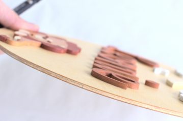 How to Make a Custom Laser Cut Name Sign - Downloadable Template