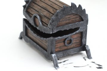 Laser Cut Halloween Box - Monster Treasure Chest