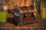 Laser Cut Halloween Box - Monster Treasure Chest